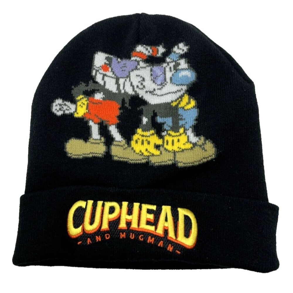 Loungefly X Cuphead And Mugman Embroidered Beanie Hat… - Gem
